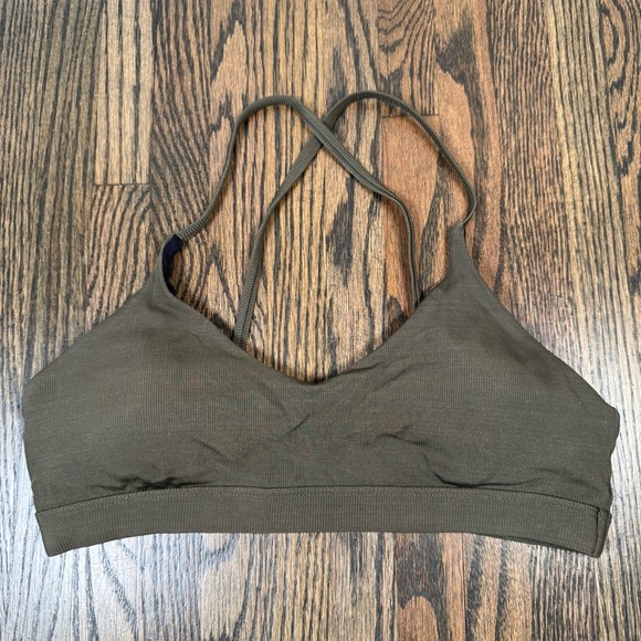 Sweaty Betty | Swim | Sweaty Betty Olive Green Criss Cross Strap Lined ...